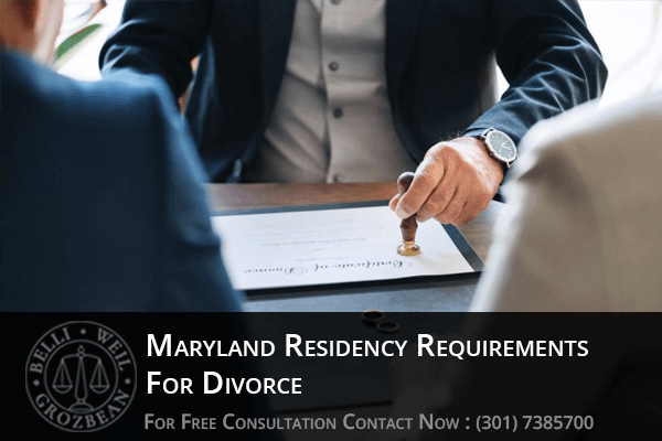 Maryland Residency Requirements For Divorce