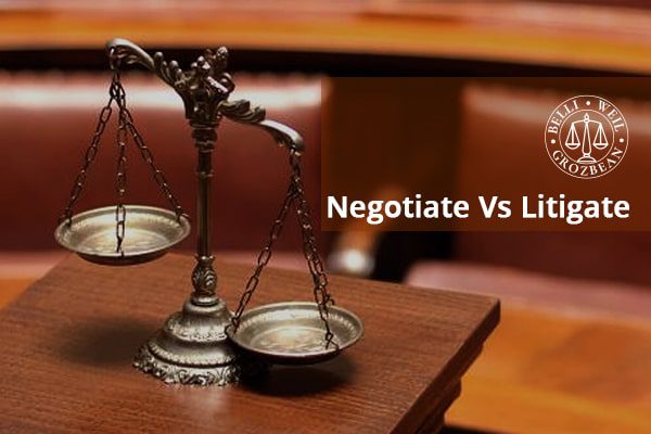 Negotiate Vs Litigate